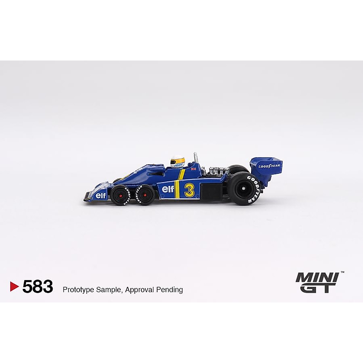 Tyrrell P34#3 Jody Scheckter F1 Formula One Swedish GP Winner (1976) Ltd Ed to 2880 pcs 1/64 Diecast Model Car by True Scale Miniatures MGT00583