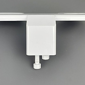 BIDETØASIS Bidet Double-Nozzle Non-Electric Bidet for Toilet, with Front and Rear Washing Functions as Well as a self-Cleaning Mechanism. Adjustable Water Pressure. Easy to Install. (Black)