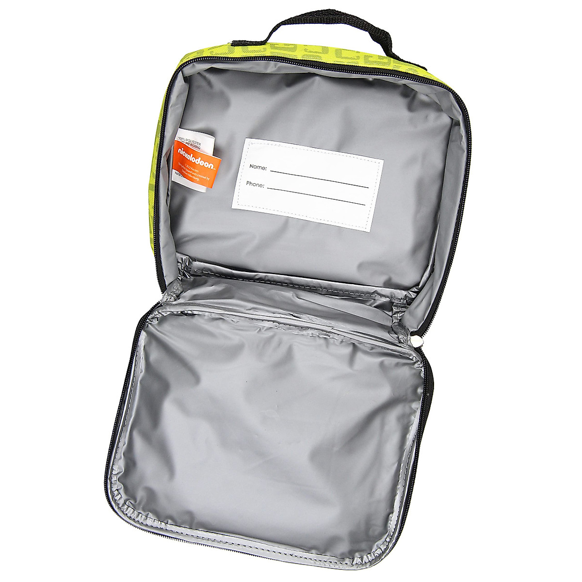 Nickelodeon SpongeBob SquarePants Characters Squidward Patrick Mr. Krabs Sandy Plankton Gary 5 PC Backpack Lunchbox Icepack Water Bottle