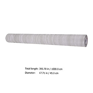 BESPORTBLE Imitation Wood Grain Sticker Wood Grain Wall Tile Decorative Film Wood Grain Gray Decor self Adhesive Wood Wallpaper Vinyl Adhesive Shelf Liner Grey Shelves Set Earth Tones 3D PVC