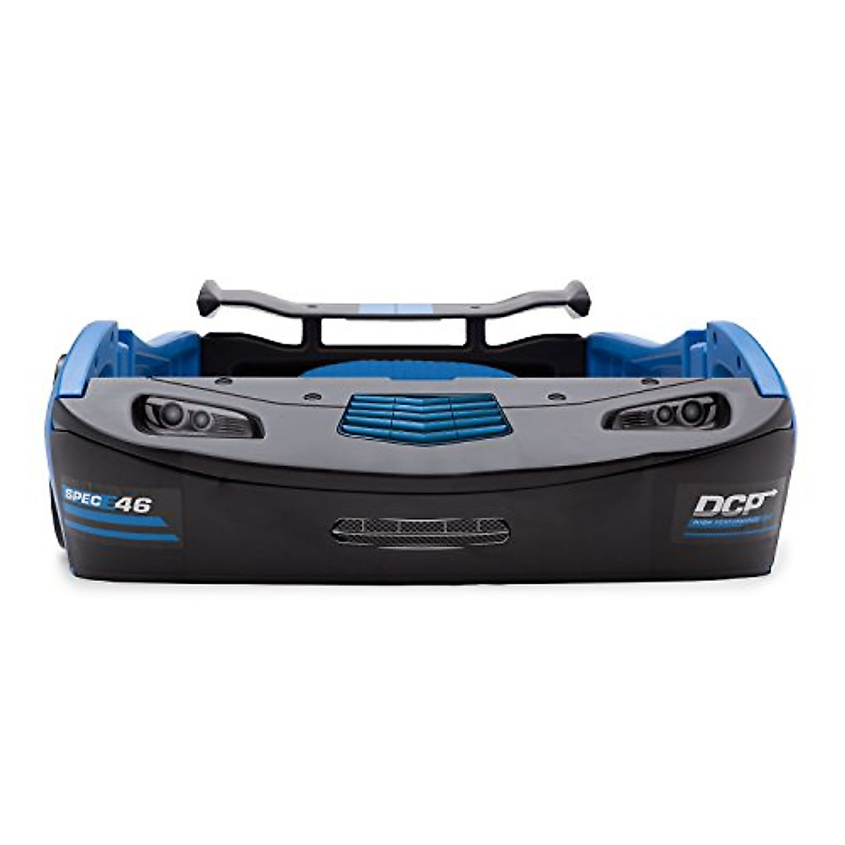 Delta Children Sport Race Car Twin Bed, Blue