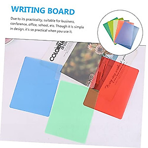 Ciieeo 20PCS a4 Writing pad Writing Desk mat Clear Writing Desk pad Plastic hardboard menu Writing pad Desk Protector Small Desk pad Writing Boards fiberboard Student pp Anti-Static