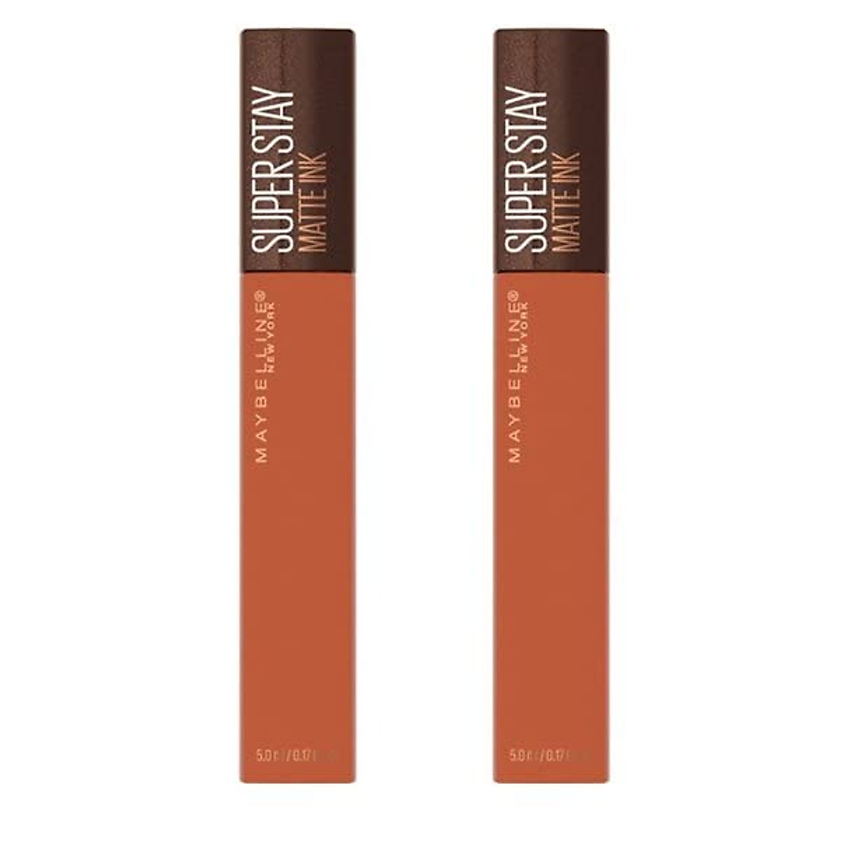 Maybelline York Pack of 2 SuperStay Matte Ink Liquid Lipstick, Caramel Collector # 265, 0.17 Fl Oz (Pack of 2)