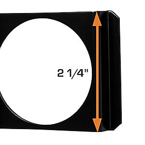 GlowShift Universal Black Triple Gauge Single Din Radio Face Pod - Fits Any Make/Model - Mounts (3) 2-1/16" (52mm) Gauges to Vehicle's Radio Din