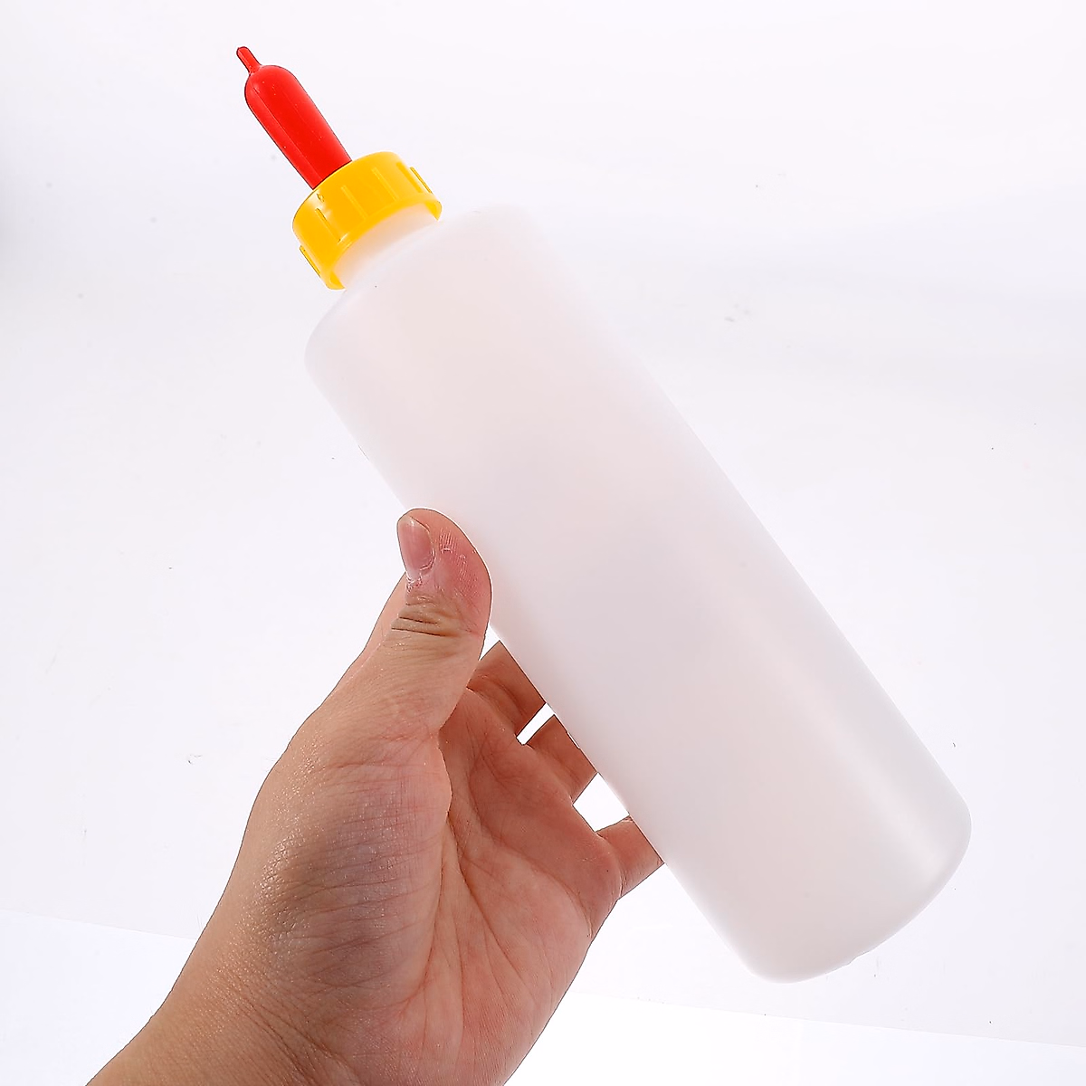 DOITOOL 5 Pcs 400ml Goat Bottles for Feeding Baby Goats,Lamb Nursing Lamb Feeding Bottle,Puppy Feeding Bottles,Small Animal Milk Drink Bottle,Plastic Milk Bottles for Newborn Animals