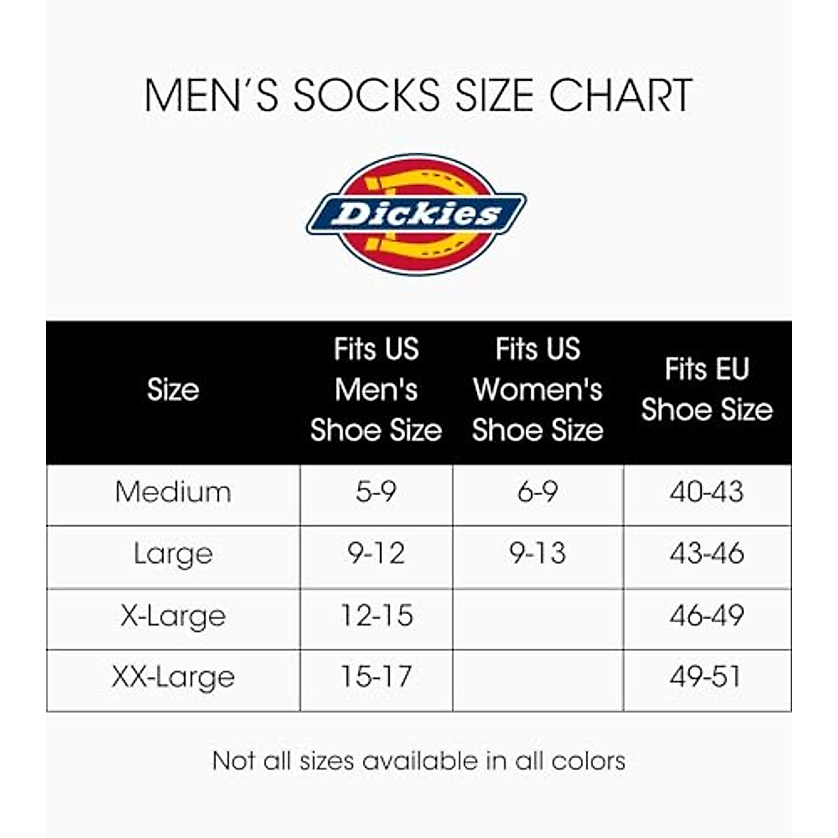 Dickies Men's Dri-Tech Essential Moisture Control Crew Socks, Available in M-XXL (6, 12, Solid Khaki (6 Pairs), Large