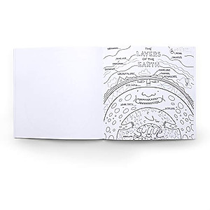The Wondrous Workings of Science and Nature Coloring Book: 40 Line Drawings to Color