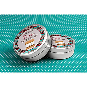 S’More Teachers Like You Teacher Appreciation Thank You Sticker Labels, 40 2" Party Circle Stickers by AmandaCreation, Great for Envelope Seals & Gift Bags