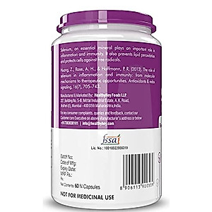 Nutranix Ads Selenium Capsules 40mcg 60 Vegetarian Capsules