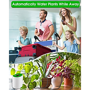 Neikko Automatic Plant Watering System for 12 Indoor Potted Plants, Automatic Drip Irrigation Kit Plant Watering System with Water Timer, USB Rechargeable Vacation Plant Self Watering Kit