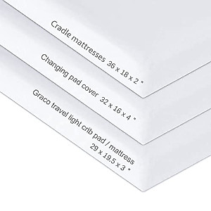 Changing Pad Cover Waterproof, 100% Organic Cotton Changing Pad Sheets, 2 Pack Diaper Changing Table Cover, Ultra Soft Cradle Sheets for Baby Boys and Girls, Breathable & Smooth