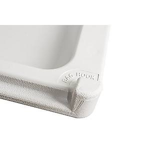 Foundations Classic Vertical Baby Changing Station, Surface Mount with Backer-Plate, Light Gray (100-EV-BP)