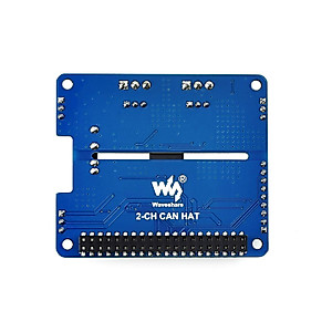 Waveshare Isolated CAN Expansion Board 2 Channel Compatible with Raspberry Pi 4B/3B+/3B etc. Series Boards