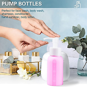 LofyJoy Silicone Travel Bottles for Toiletries TSA Approved Travel Size Containers,Leakproof Squeezable Mini Spray Bottles, Refillable Travel Size Bottles, Travel Essentials (4 Pack/1.76oz)