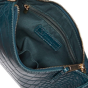 The Drop Women's Melanie Small Shoulder Bag, Teal Green, One Size
