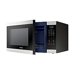 Samsung Electronics Samsung MS19M8000AS/AA Large Capacity Countertop Microwave Oven with Sensor and Ceramic Enamel Interior, Stainless Steel, 1.9 cubic feet