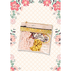 Disney Princess Girls Gift Set - Girls Spa Set Includes Pouch, Sleep Mask, Hair Scrunchies and Spa Headband Accessories