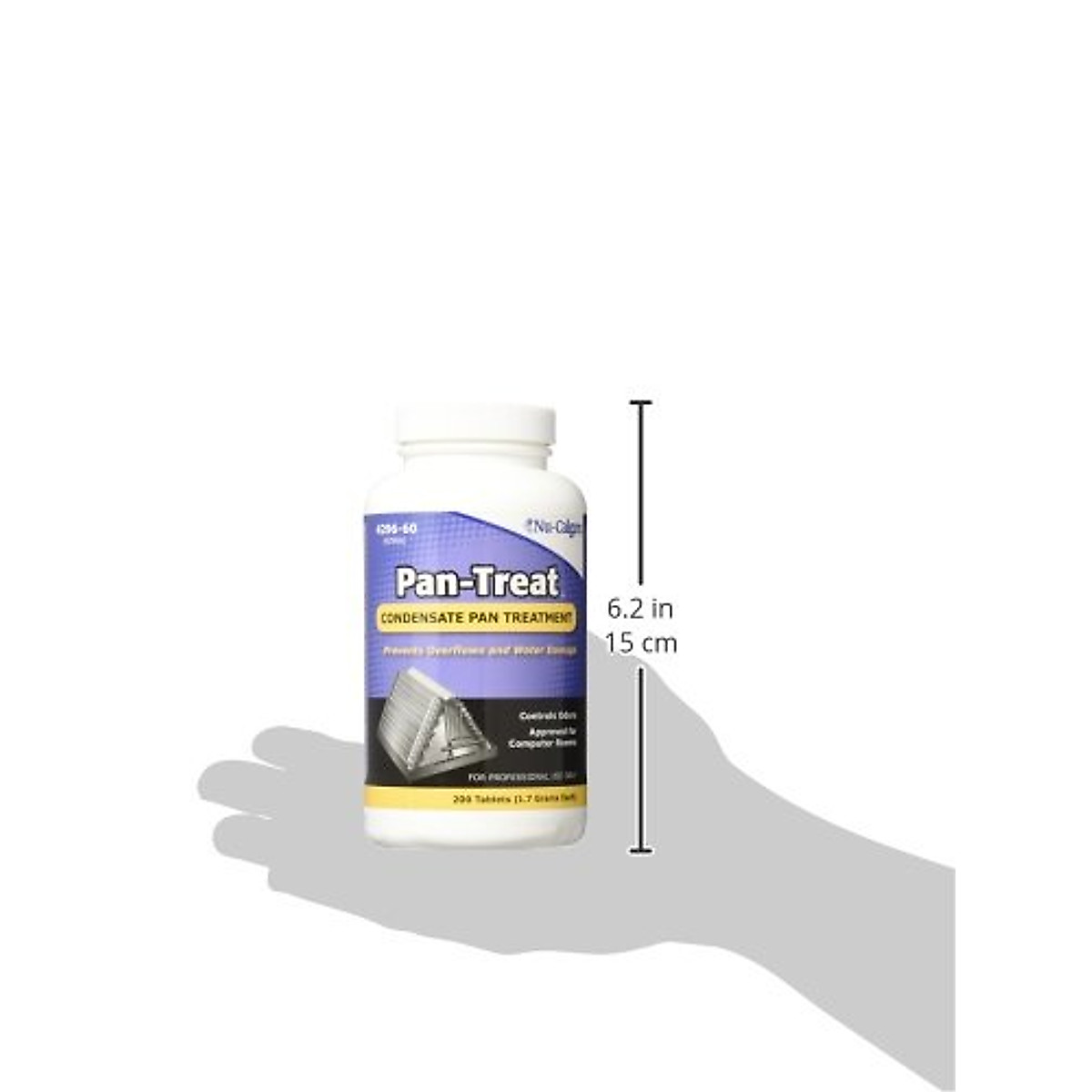 Nu-Calgon Pan-Treat Scum Remover (200 Tablets) and Evap Foam No Rinse Evaporator Coil Cleaner