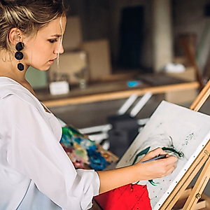 Stretched Canvases for Painting, 8PCS Multi Pack Canvas 3×5”, 5×7”, 8×10”, 10×12”(2 of each), Acid-Free Wood Frame Blank Canvas, Art Canvas Pre Primed for Acrylic, Oil Painting, Tempera Paintings.