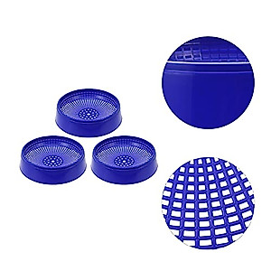 balacoo 3pcs Bird Nest Plastic Bird Hut Birdhouse Outdoor Bird Shelter House for Dove Pigeon Finch Wren Sparrow Parakeets Cockatiels Finch Canary Resting Breeding Blue