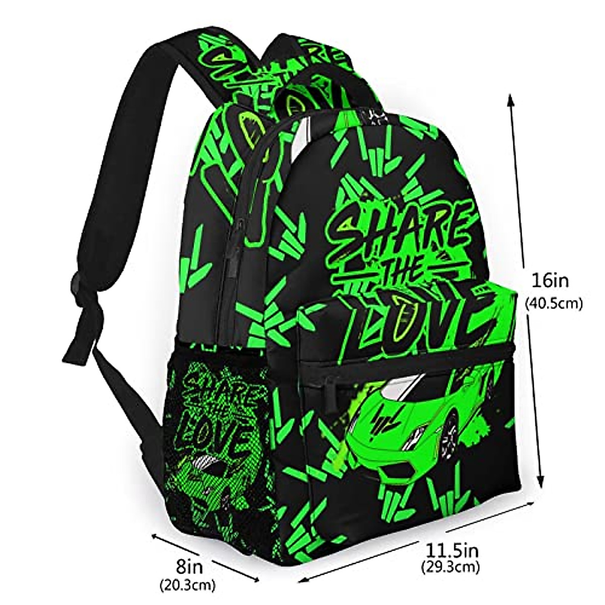 NUIFENB Kid Schoolbag Share Love Merch Backpack Child Schoolbags Water Resistant Student Rucksack