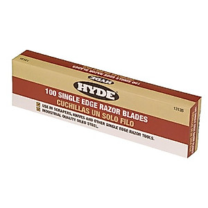 HYDE 13135 Single Edge Blades, 100 Pack