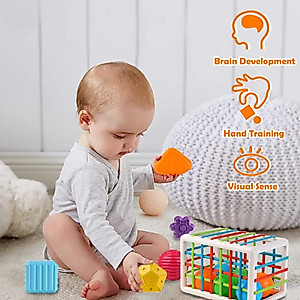 RtLvio Montessori Toys for 1 Year Old, Baby Toys 12-18 Months, fine Motor Skills Toys. Toys and Gifts Suitable for The Sensory Development of Boys and Girls Aged 1-3