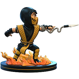 QMx Quantum Mechanix Mortal Kombat Scorpion Q-Fig Yellow 4 inches