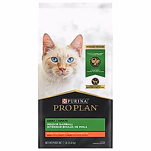 Purina Pro Plan Indoor Care Hairball Control Adult Salmon & Rice Dry Cat Food & Wet Cat Food (Packaging May Vary)
