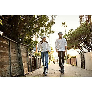 EcoSmart SUP Electric Scooter – 16" Air-Filled Tires, Wide Bamboo Deck, 350w High-Torque Hub-Driven Motor, Up to 15.5 mph & 15.5 Miles Range, Rear-Wheel Drive