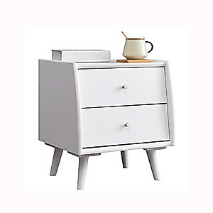 LHLLHL All Solid Wood Bedside Table Simple Nordic Style Bedroom Locker ，Mini Small Multifunctional Bedside Cabinet Simple