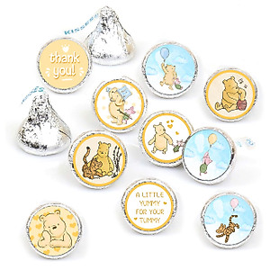 Winnie Guess How Many Candies Baby Shower Games, How Many Candies Standing Sign 50 Guessing Cards 180 Baby Shower Winnie Candies Stickers, Guess How Many Candies Winnie the Pooh Baby Shower Games