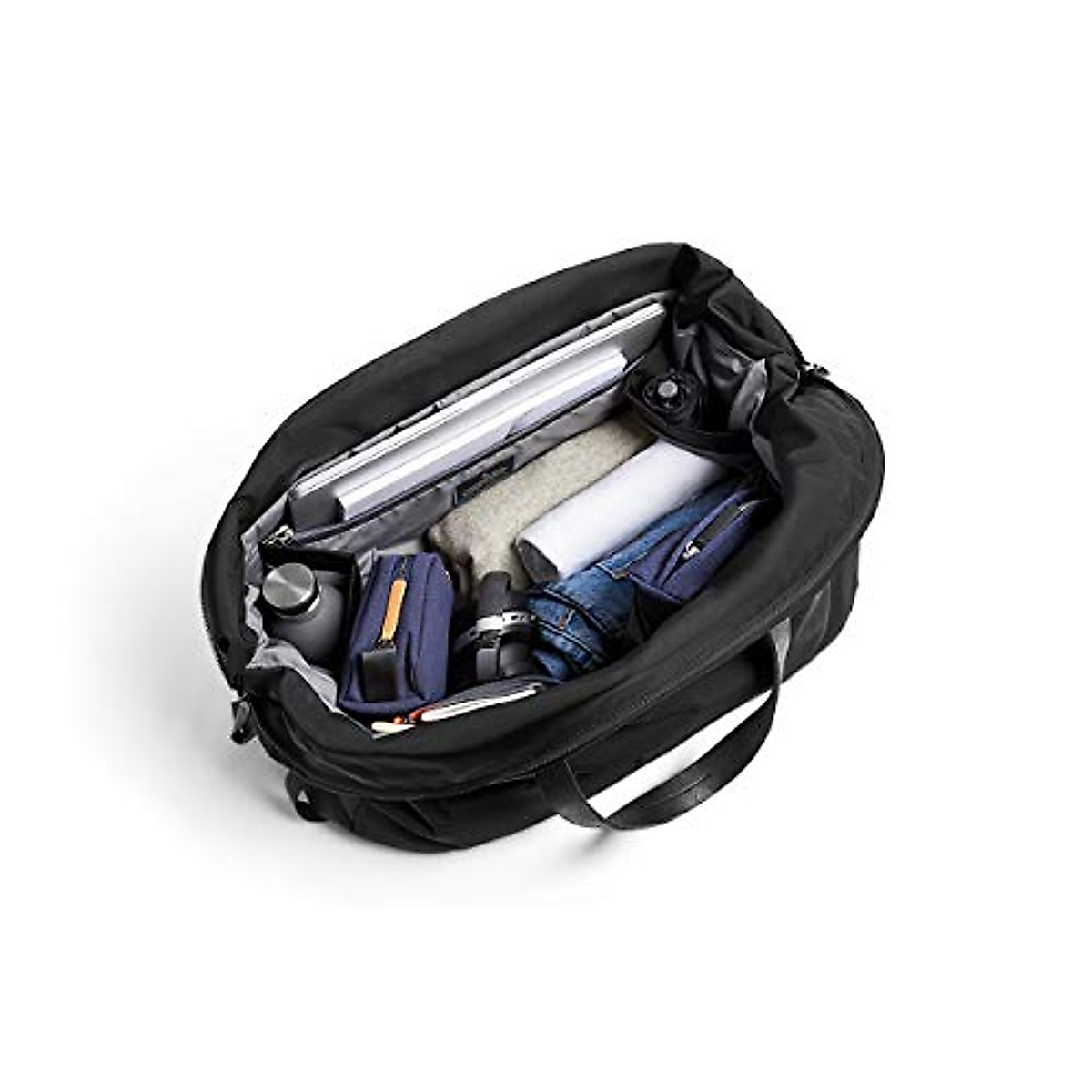 Bellroy Weekender Plus - Premium Edition (Duffle Travel Bag & Overnight Bag, Fits 13" Laptop, Internal Organization Pockets) - Black