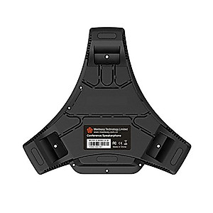 Meeteasy MVOICE 8000 EX-B Expandable Bluetooth Speakerphone for Softphone and Mobile Phone Conference Call (Expansion mic Included)