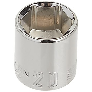 CRAFTSMAN Shallow Socket, Metric, 3/8-Inch Drive, 20mm, 6-Point (CMMT43580)