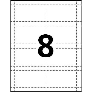 Avery Clean Edge Printable Business Cards with Sure Feed Technology, Rounded Corners, 2" x 3.5", White, 160 Blank Cards for Inkjet Printers (88220)