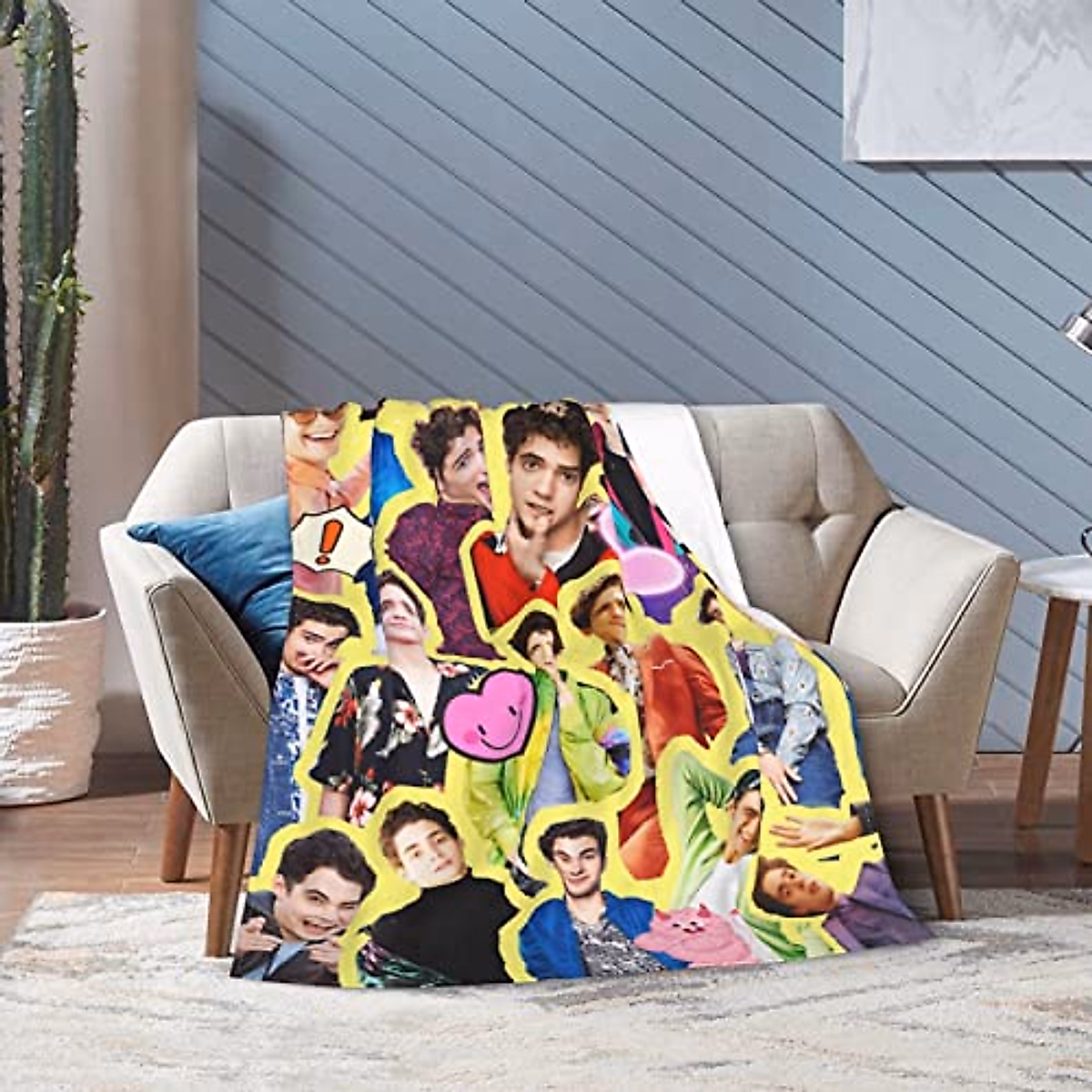 Blanket Paul Dano Soft and Comfortable Warm Fleece Blanket for Sofa,Office Bed car Camp Couch Cozy Plush Throw Blankets Beach Blankets