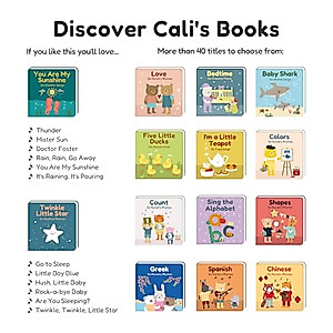 Cali's Books Patty Cake Nursery Rhyme Interactive Books for 1 Year Old - Perfect 1 Year Old Girl Gifts Sound Book for Toddlers 1-3 - Musical Book for Toddlers with 6 Favorite Songs