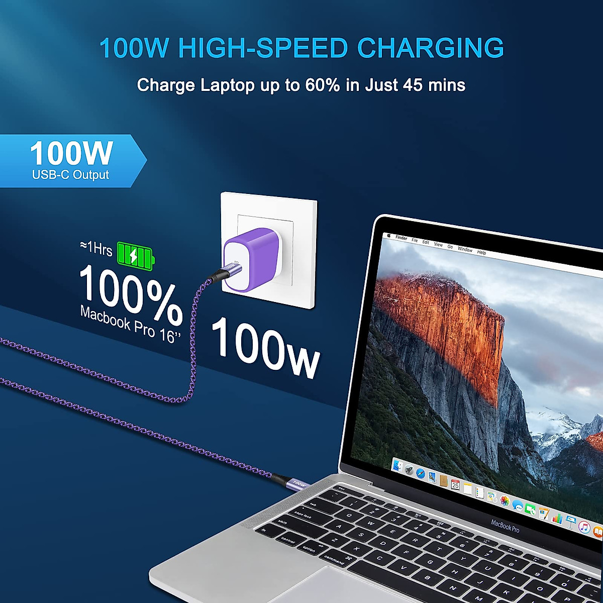 100W USB C to C Charging Cable for Samsung Galaxy A14 5G A13 A03S A23 S23 A54 A53 A34 A24 S22 Ultra S21 S20 FE Z Flip4 3 Z Fold4,iPad,Mac Book,Google Pixel 7a 7 Pro 7 6a 6 Pro 5a 2Pack 6FT Cord