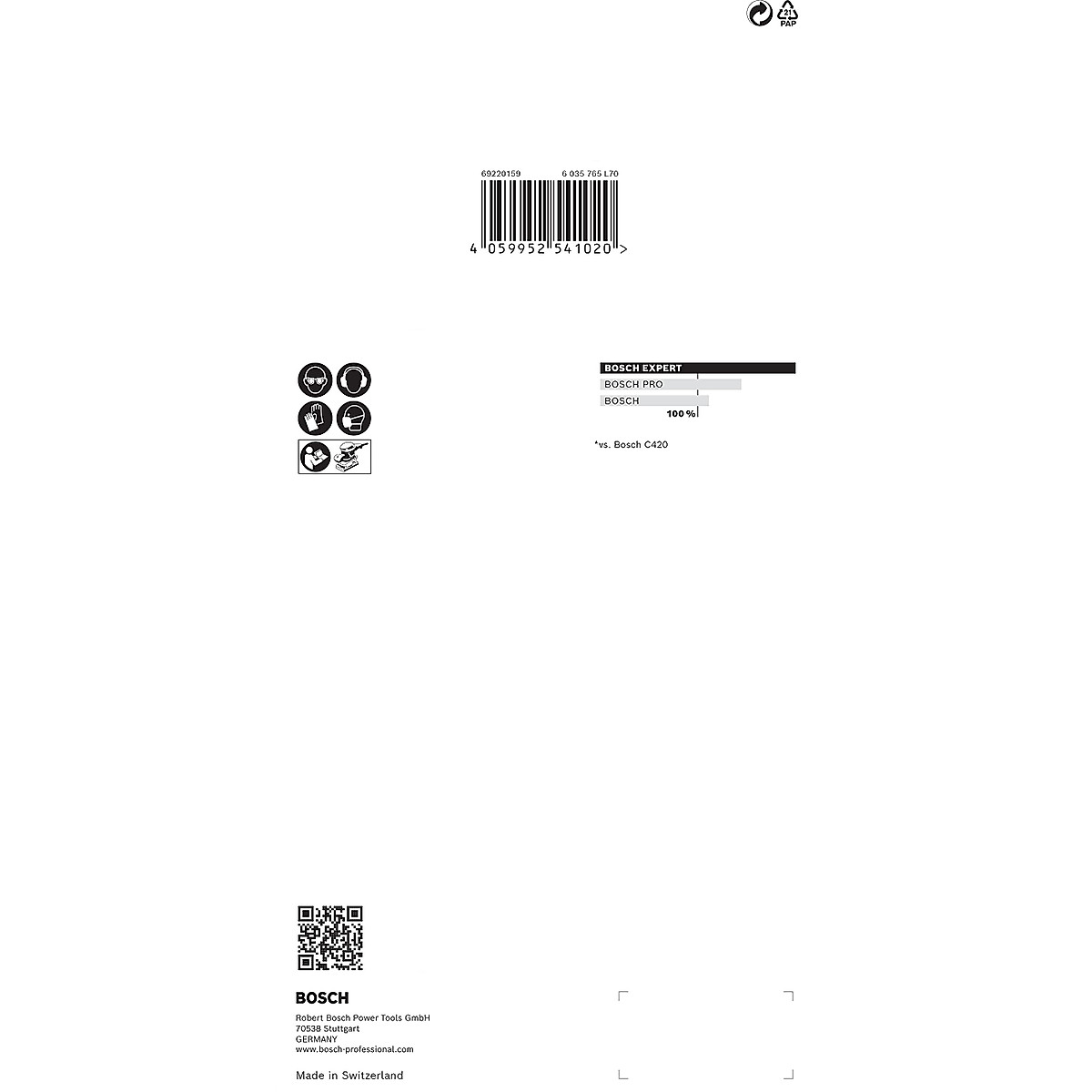 Bosch Professional 10x Expert M480 Sanding Net (for Hardwood, Paint on Wood, 115x230 mm, Grit 150, Accessories Orbital Sander)