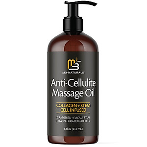 M3 Naturals Anti Cellulite Massage Oil + Arabica Coffee Body Scrub