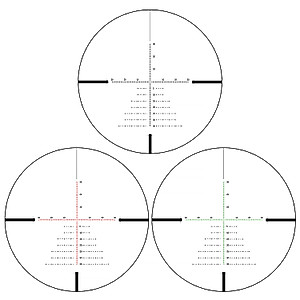 Sniper ZT4.5-18X44FFP Rifle Scope 30mm Tube Glass Etched Reticle Red Green Illuminated Includes Scope Rings
