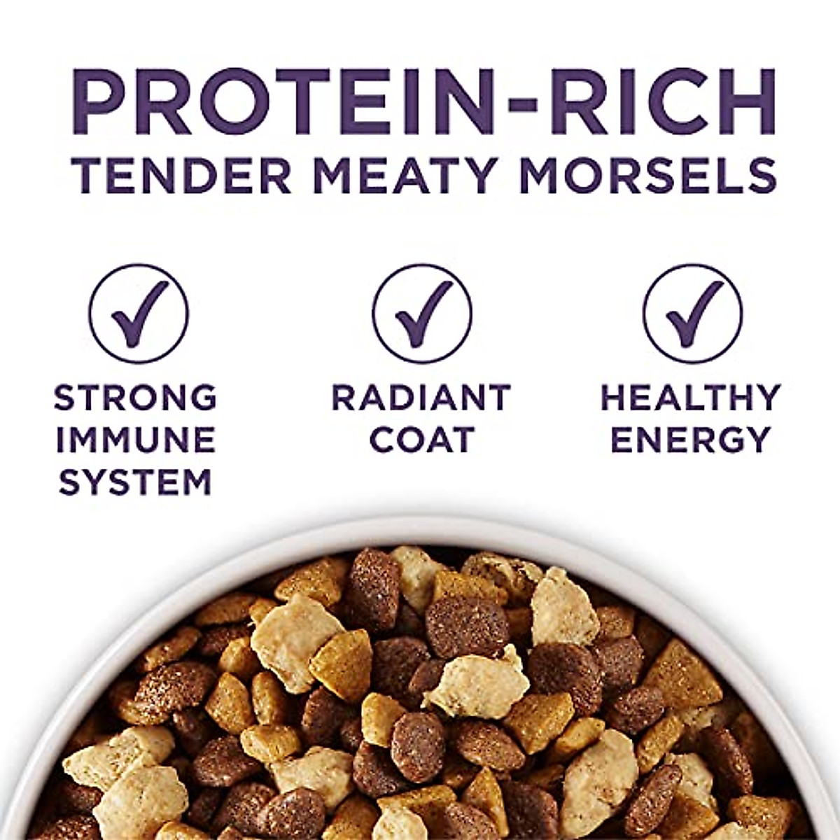 Purina ONE High Protein Dry Senior Dog Food Plus Vibrant Maturity Adult 7 Plus Formula - 31.1 lb. Bag