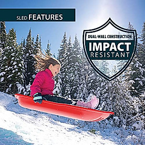 Lifetime Premium Snow Sled, 48", 2 Pack