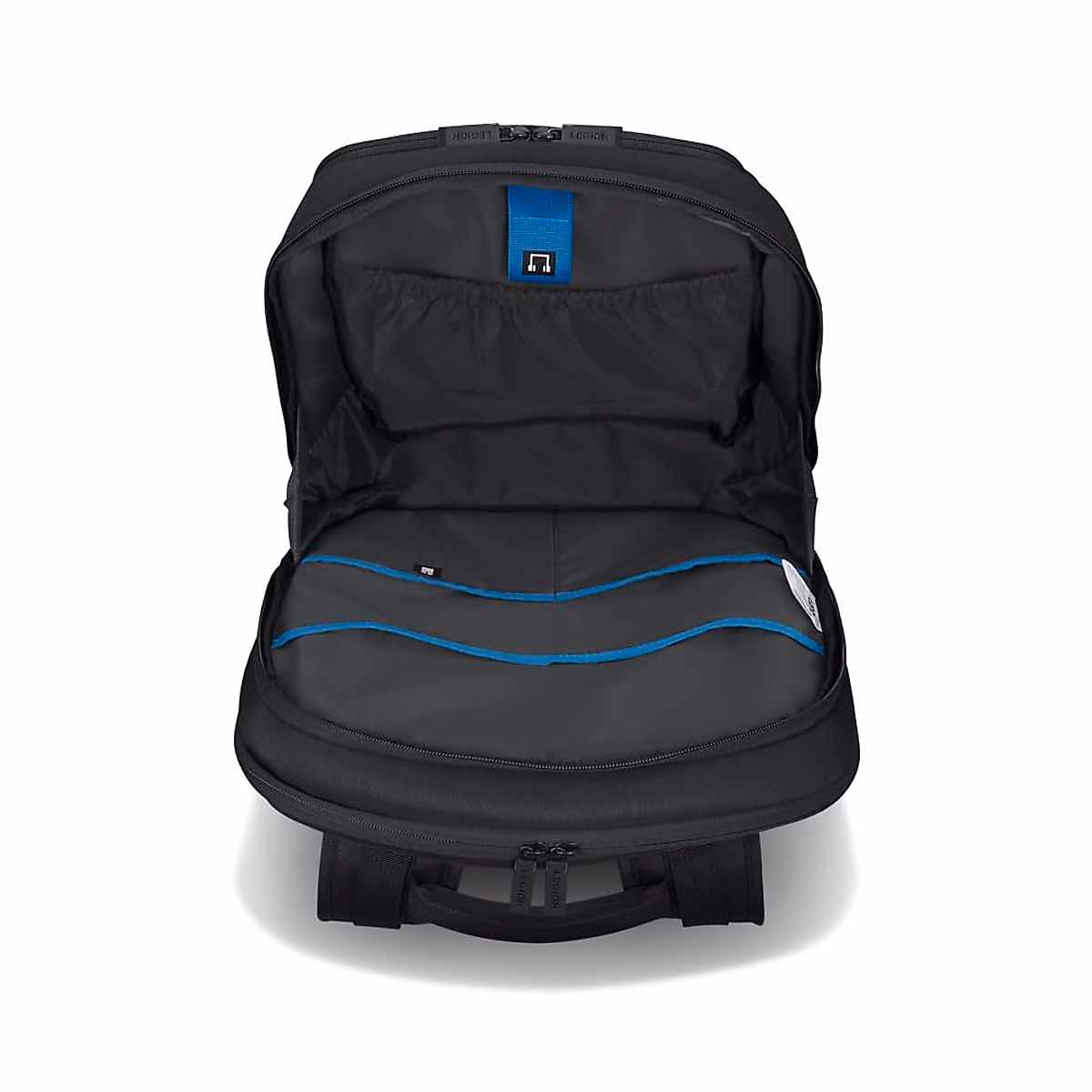 Lenovo Legion 17" Armored Backpack II, Gaming Laptop Bag, Double-Layered Protection, Dedicated Storage Pockets, GX40V10007, Black