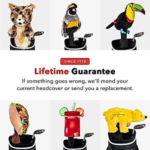 Daphne’s Bobcat Driver Headcover | Premium Driver Headcovers | Funny Golf Club Covers | Stylish Protection for Your Clubs | Men's Golf Gear | Driver Headcover for Men and Women