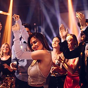 Women's Long Ultra-thin Lace Arm Sleeves Cooling Mesh Tulle Sunscreen Fingerless Arm Sleeves for Party Outdoor Activity (Pink)