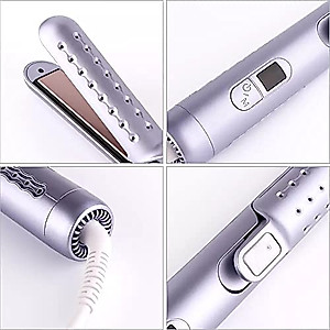 AIKO PRO 2-in-1 360° Hair Styler Flat Iron, Hair Straightener and Curling Iron for All Styles, Floating Plates Design, Cool Airflow for Better Styling, Gift for Girls and Women, Dual Voltage