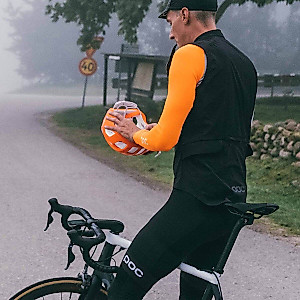 POC, Road Thermal Bib Shorts, Uranium Black, Medium