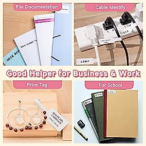 Memoqueen Label Makers Machine with 3 Tapes Q30S Handheld Bluetooth Mini Sticker Thermal Label Printer, Easy-to-Use for Home Office Organization, Rich Icon Font Multiple Templates,Pink